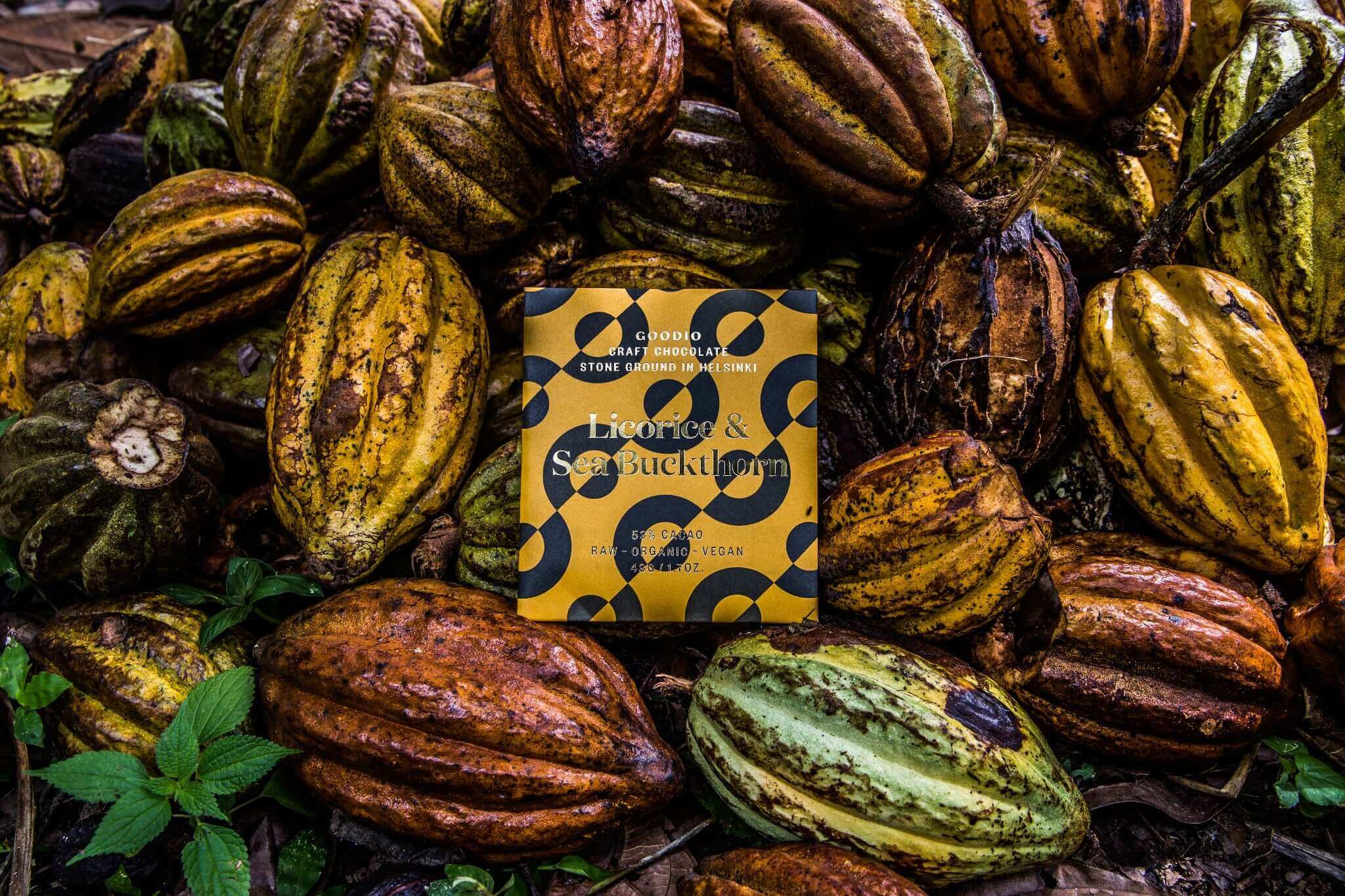 Licorice & Sea Buckthorn Organic Chocolate